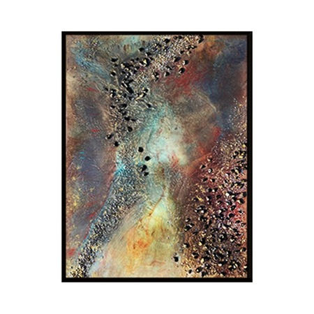 Tablou the Gift, Handmade, Rasina Epoxidica, Cristale, 70 X 100 cm, L ...