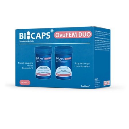 Set 2 x suplimente alimentare Ovufem Duo, ForMeds, N-acetilcisteina ...