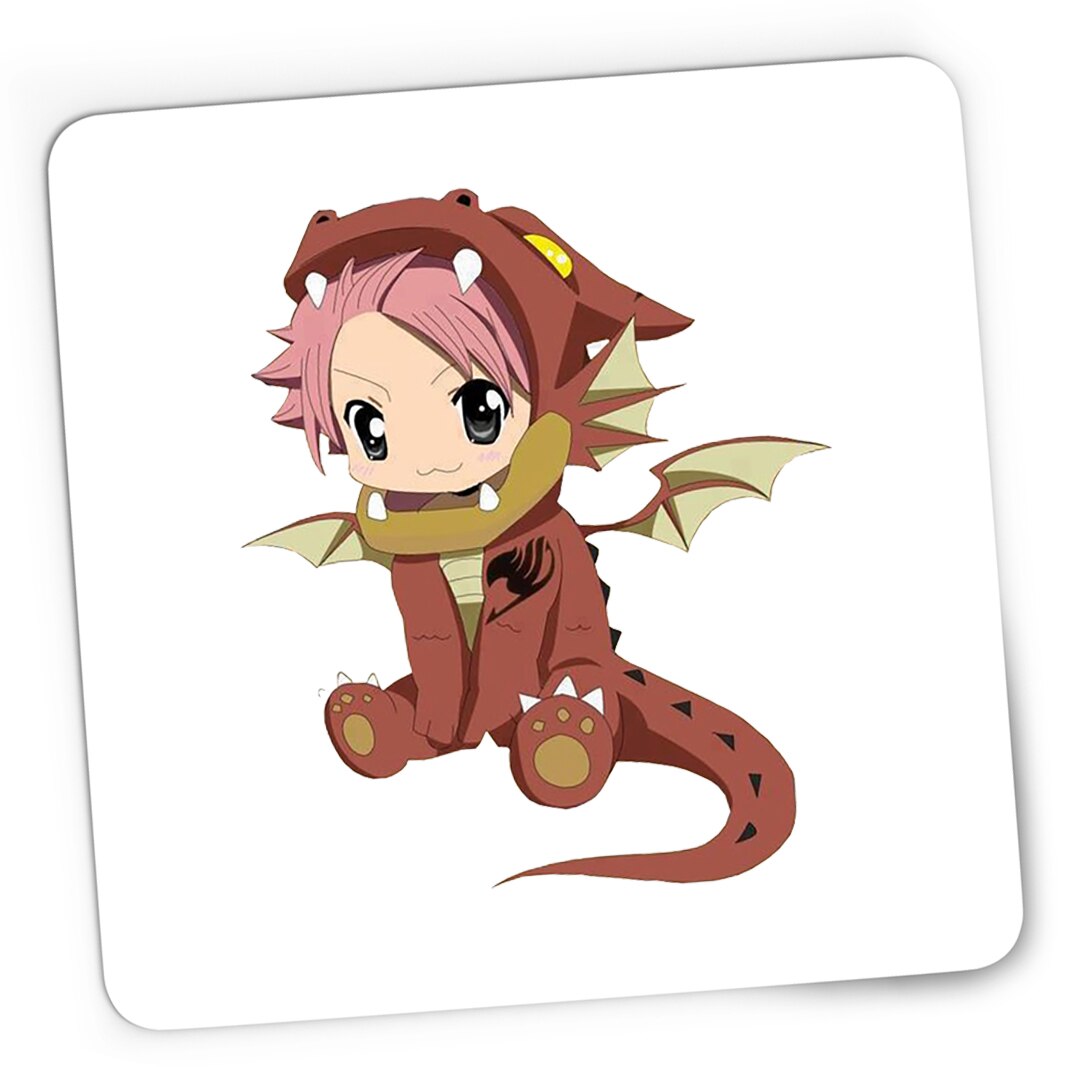 Mousepad Gaming Fairy Tail Natsu Dragon Chibi Wizard, 21x19 cm - eMAG.ro
