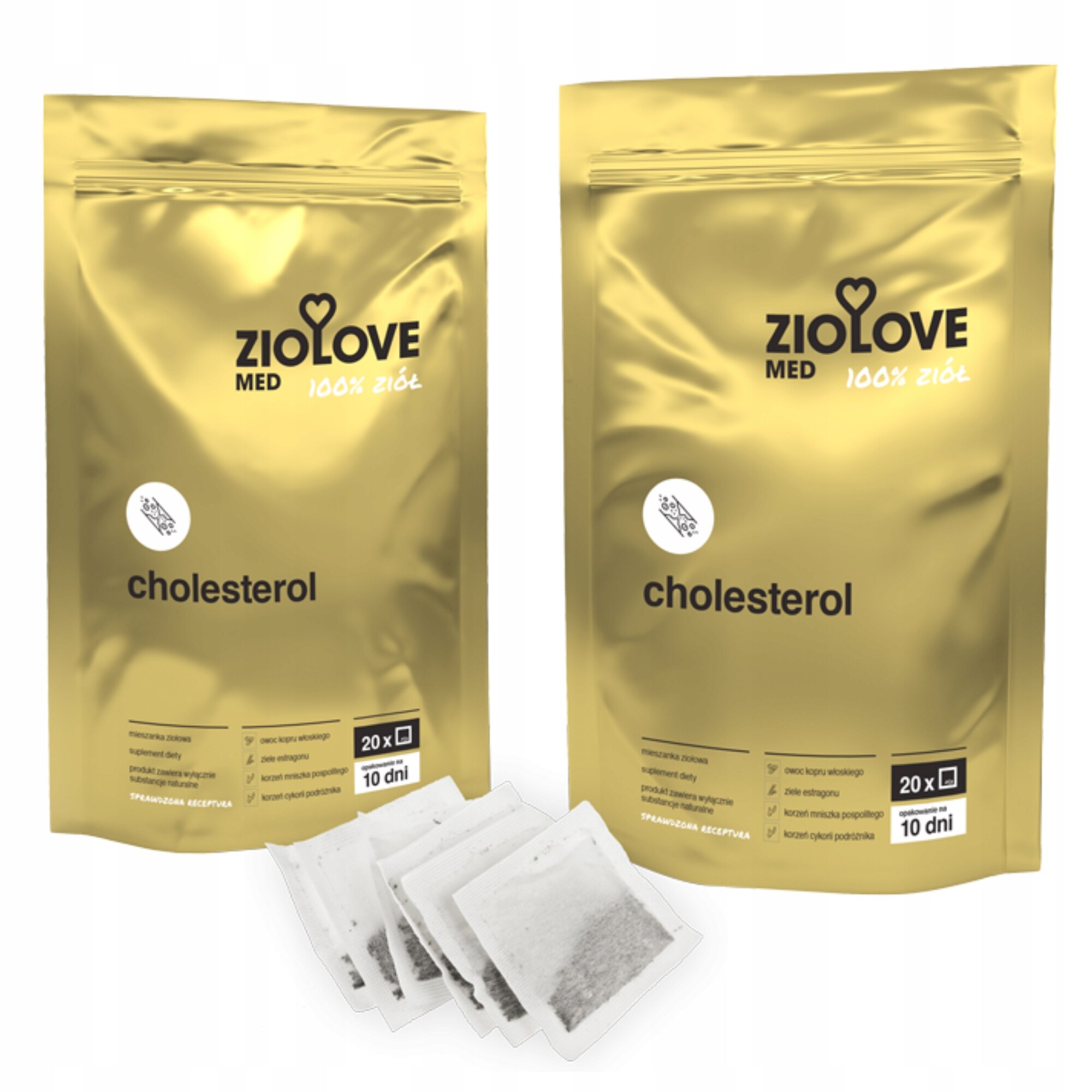 Ceai, Ziolove, pentru colesterol, 20 de pliculete x 2 g - eMAG.ro