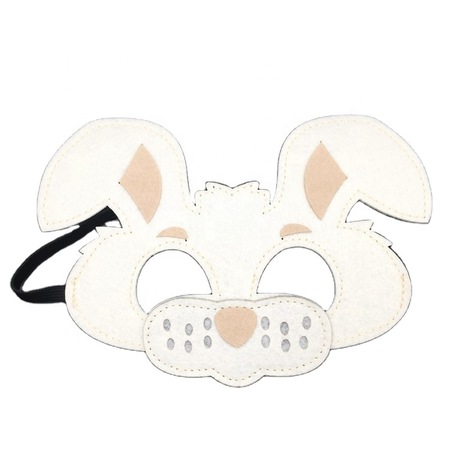 Masca pentru copii Iepure, alb - eMAG.ro