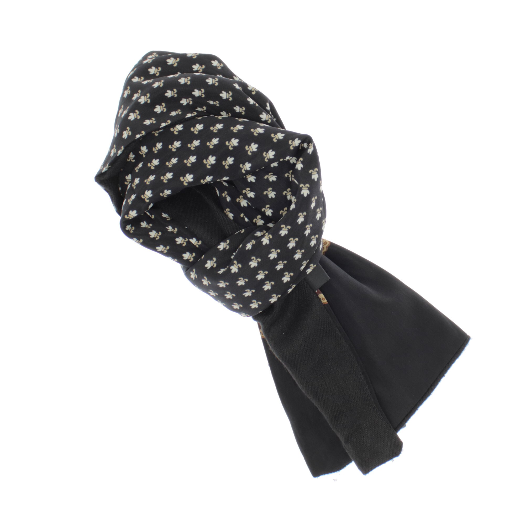 Esarfa barbati, din poliester, ButicCochet, cu model royal, 25x120 cm ...