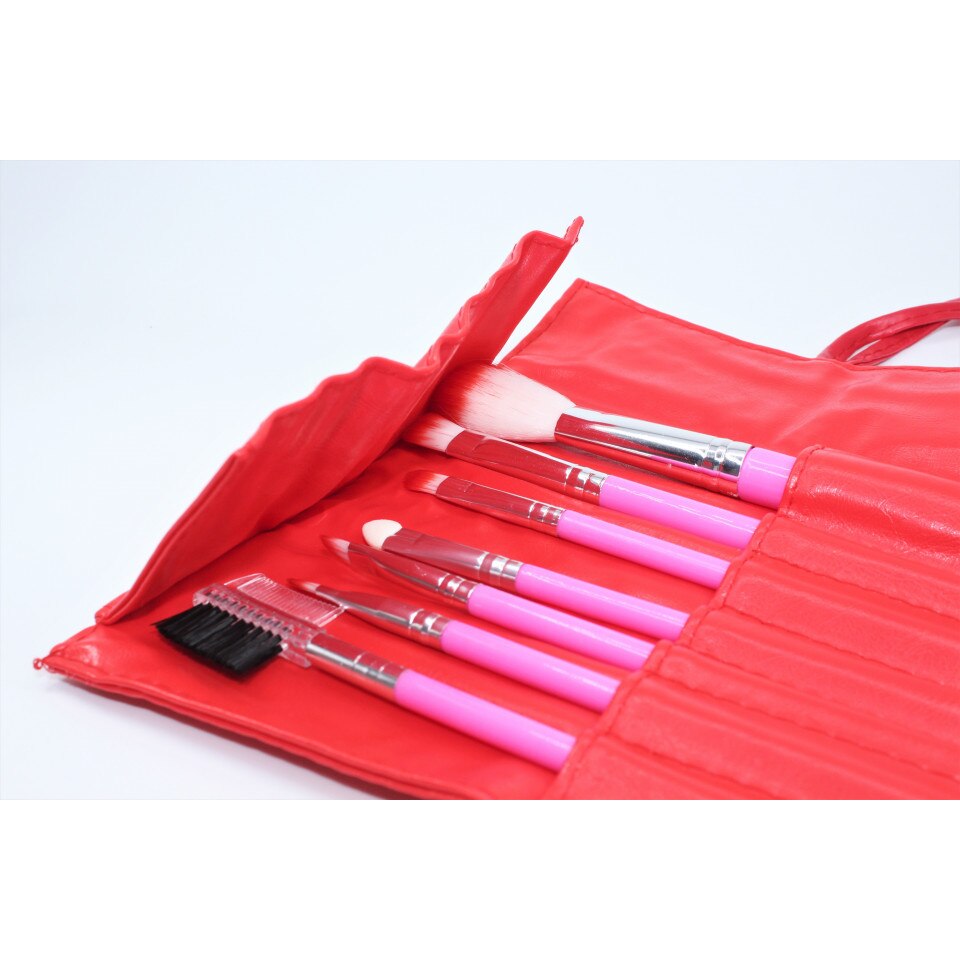 Set 7 pensule machiaj, Fraulein38, Rosu - eMAG.ro