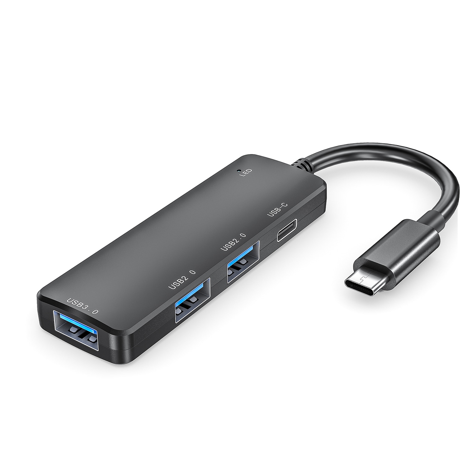 Hub USB 4 in 1 USB 3.0./USB TIP C, Sundiguer, accepta hot swap, Adaptor ...