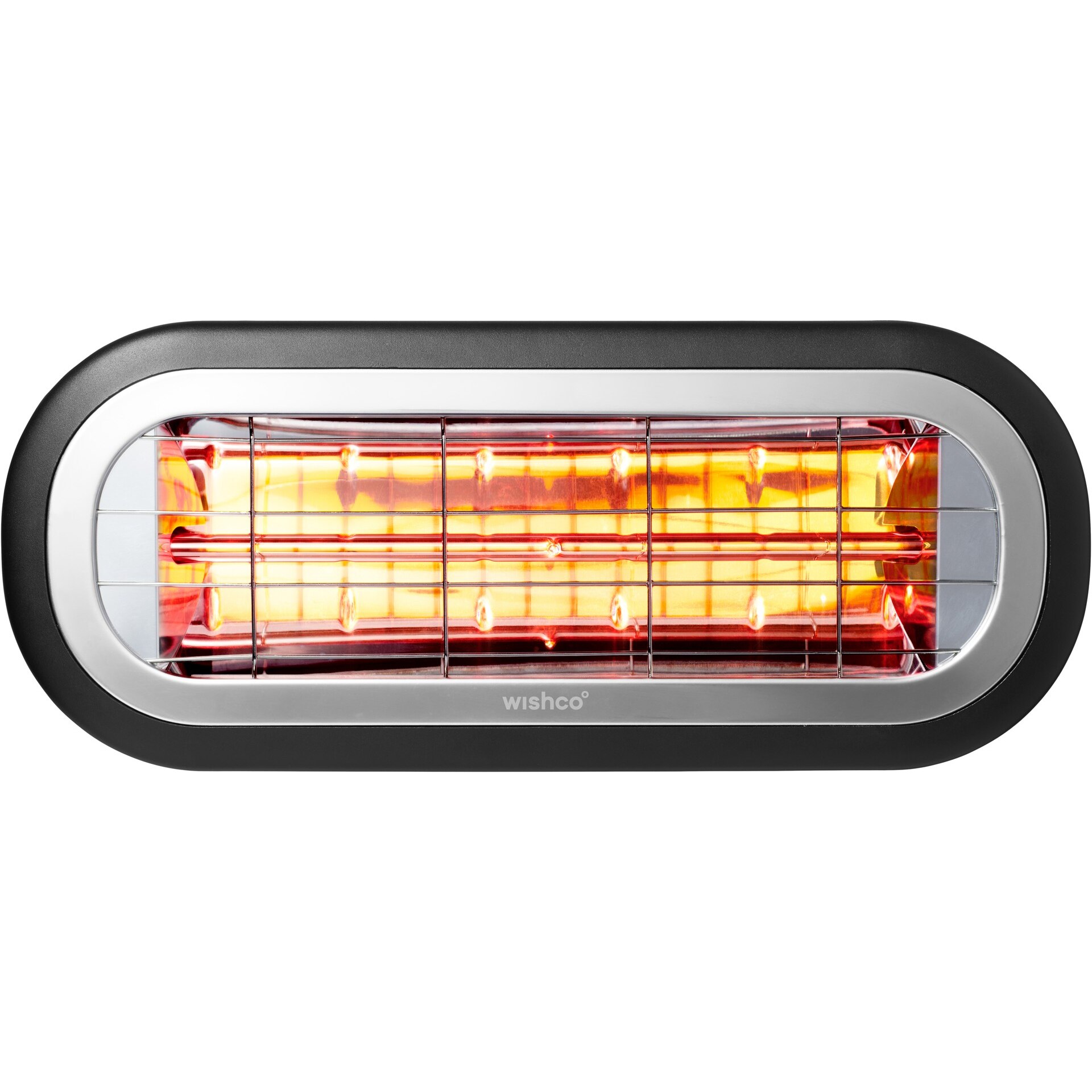 Mini incalzitor pentru terasa Wishco 2000 Mini, Ultra Low-Glow, negru ...