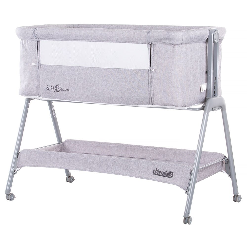 Patut Co-Sleeper Chipolino Sweet Dreams grey - eMAG.ro