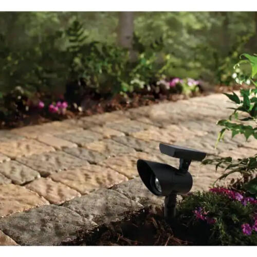 Lampa solara Progarden, cu LED Spot de gradina, 27 cm, Negru - eMAG.ro