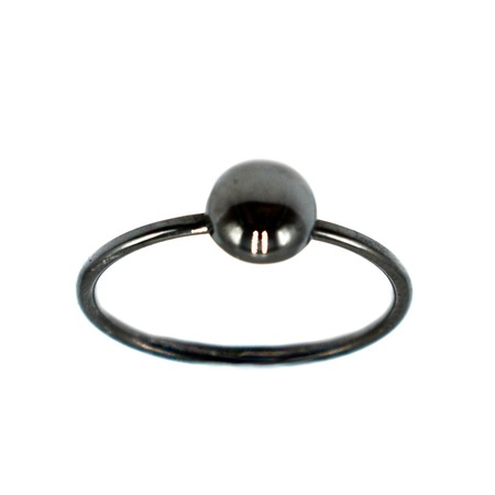 Inel dama, Argint 925, Negru, 52 mm - eMAG.ro