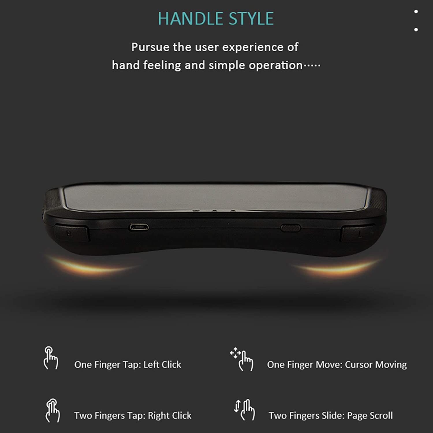 Mini tastatura Wireless, Touchpad integrat, Universala, Iluminare RGB 3 ...