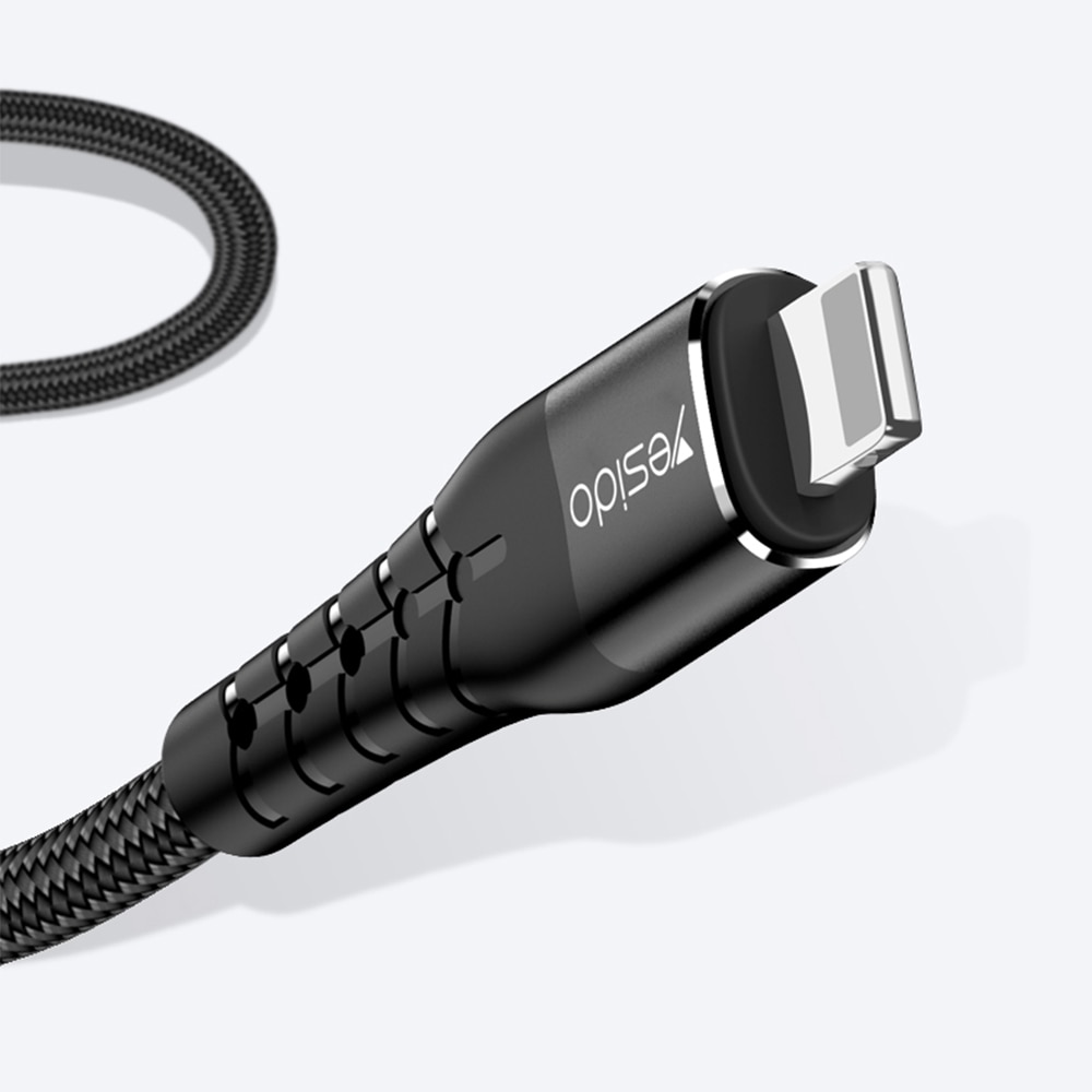 Cablu de date / incarcareUSB-C la lightning IP de 1.2m, 18W, PD, Yesido ...