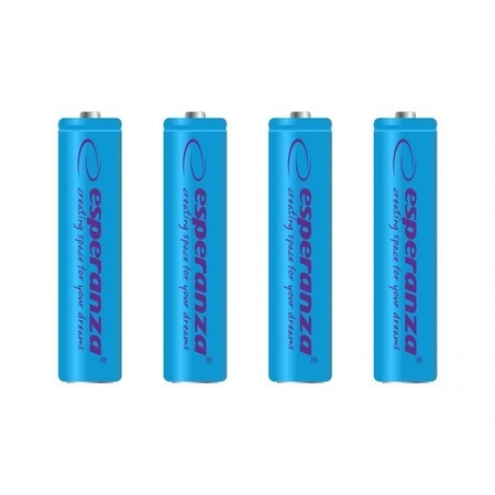 Set 4 acumulatori reincarcabili Esperanza 1000mAh, AAA / R3 - eMAG.ro