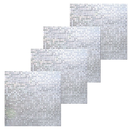 Set 4 Folii Autoadezive pentru Geam DELINY cu model mosaic, Semi ...