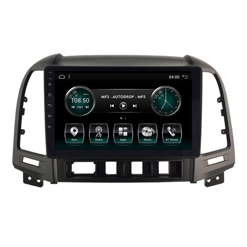 AutoDrop Navigation, Hyundai Santa FE 2006-2012, Android 12, octacore ...