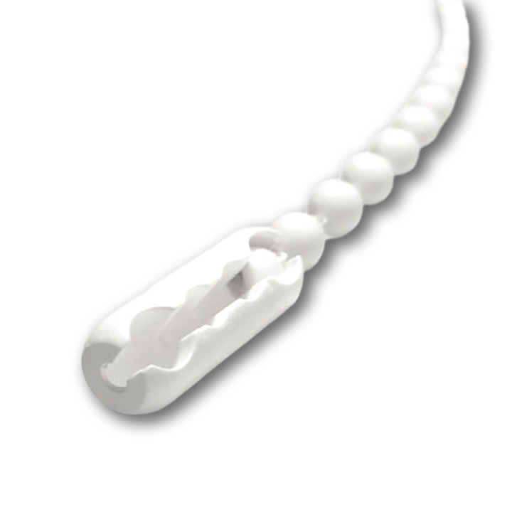 Lantisor plastic la metru, culoare alb - eMAG.ro