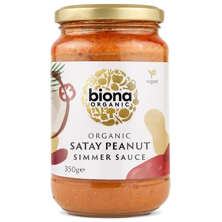 Sos Satay cu Crema de Arahide Bio 350 grame Biona - eMAG.ro