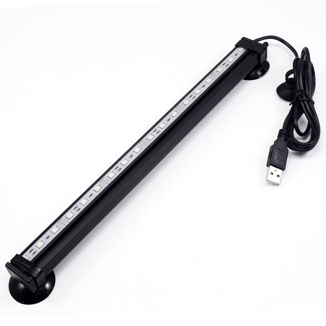Lampa iluminare acvariu, RGB LED, 16 culori, 12-46CM - eMAG.ro