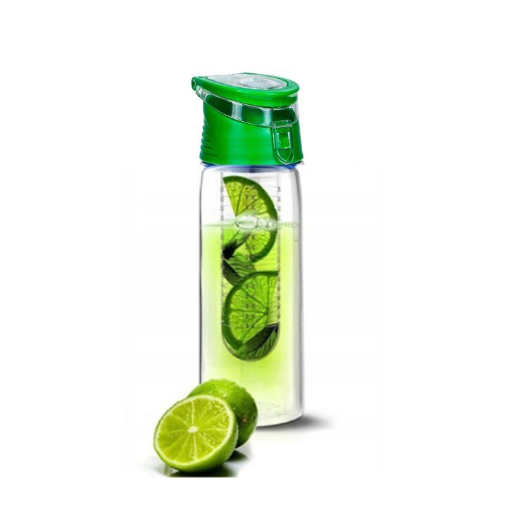 Sticla de apa cu recipient pentru fructe, Zola®, transparenta, 800 ml ...