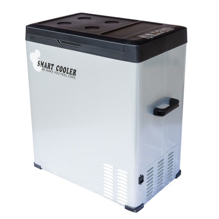 Smart Cooler Autós hűtőláda, kompresszoros, 75 L, 12-24-220V LCD ...