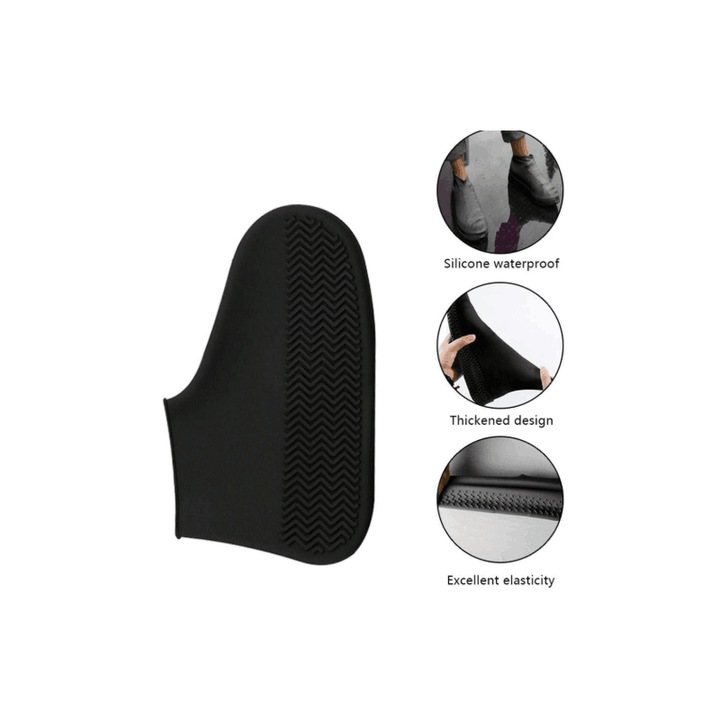 Set Protectie papuci din silicon, unisex, waterproof, portabil, anti ...