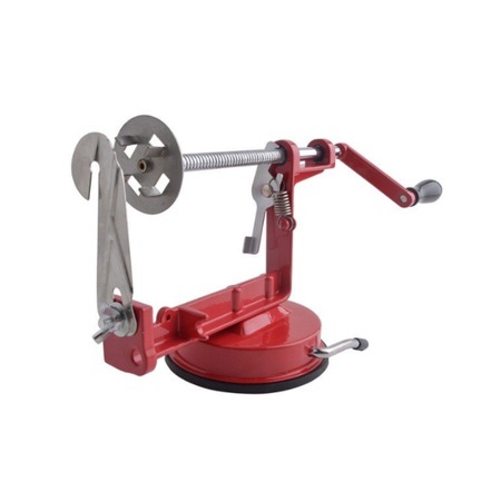 Feliator cartofi in spirala, Mery Style Shop Kft, Inox/Metal, Rosu ...