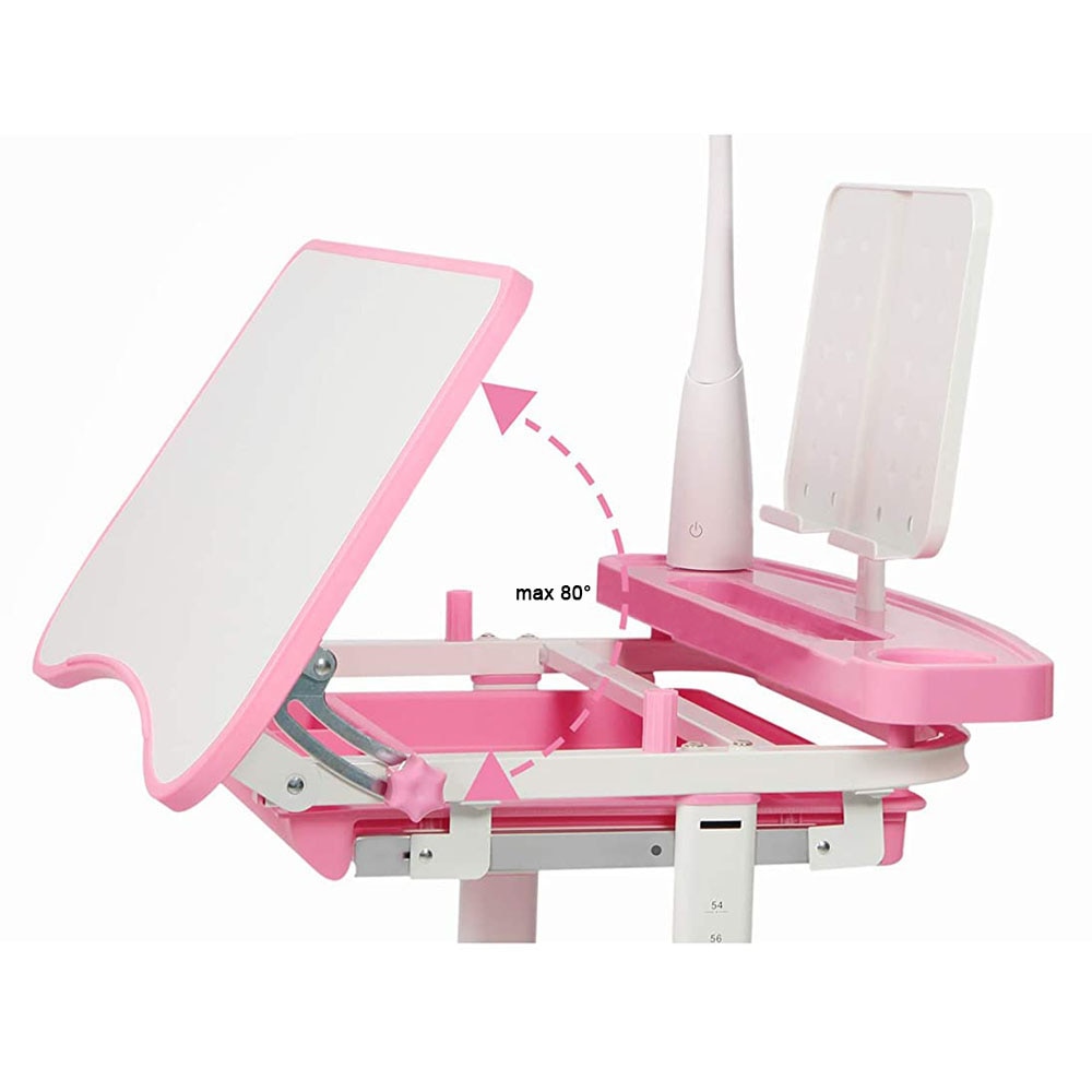 Timeless Tools Állítható magasságú, többfunkciós, gyerek íróasztal ...