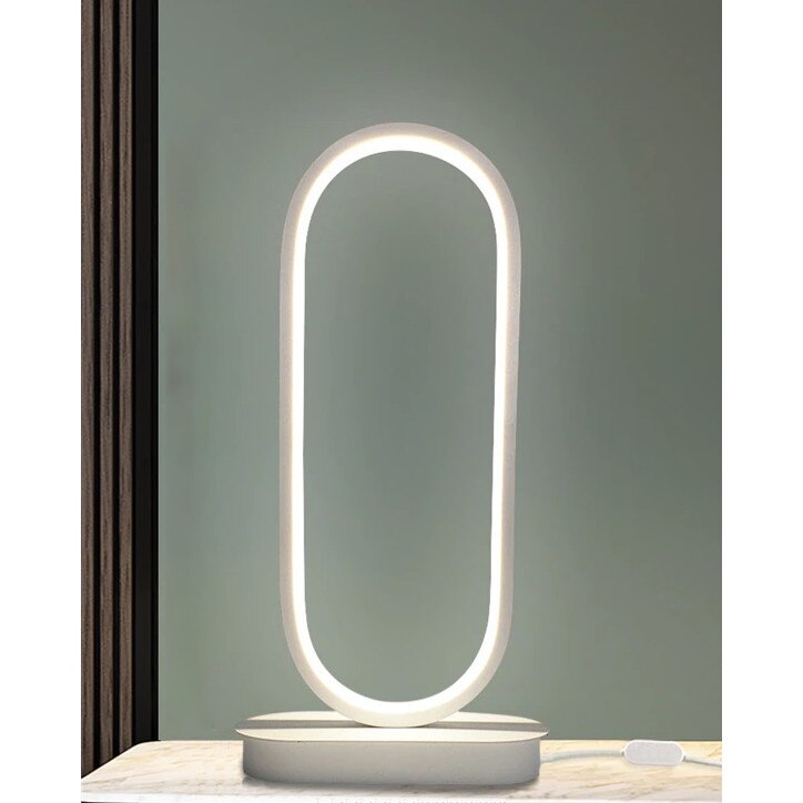 Veioza LED cu 3 Functii, 30W, Alb, 8728WH - eMAG.ro