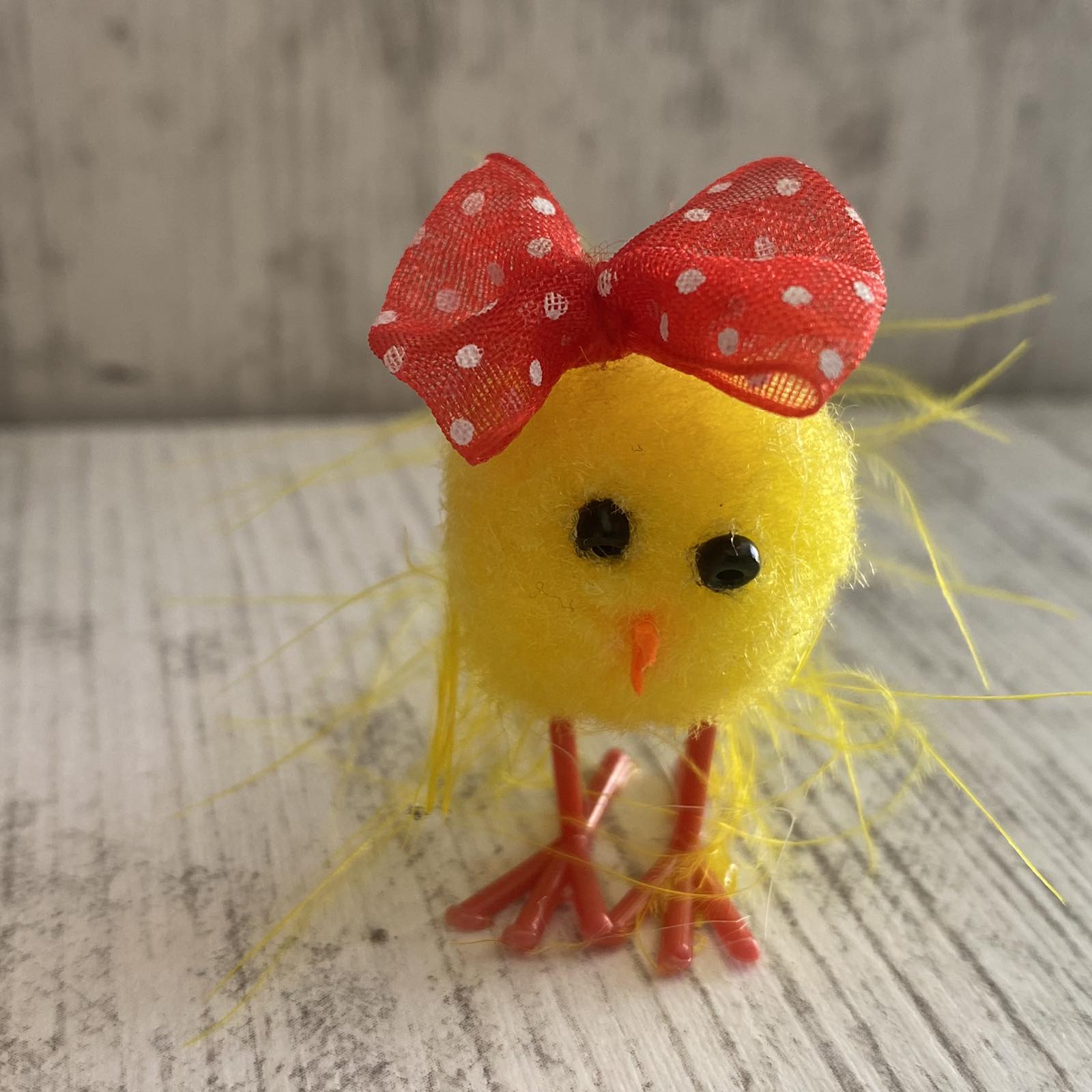 Pui decorativ cu panglica, Textil, 4 cm, Galben - eMAG.ro