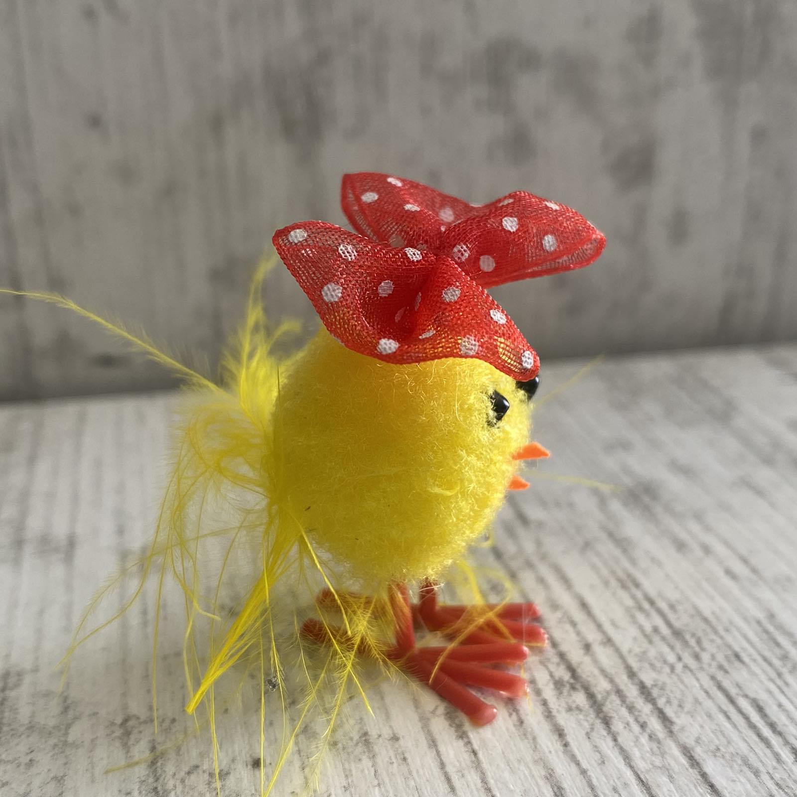 Pui decorativ cu panglica, Textil, 4 cm, Galben - eMAG.ro