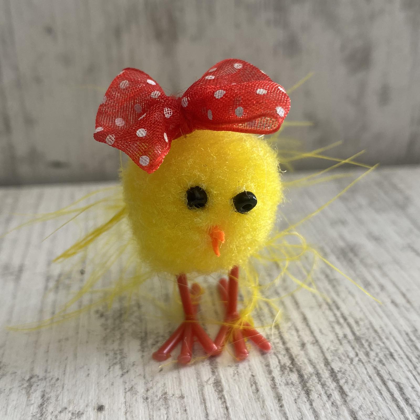 Pui decorativ cu panglica, Textil, 4 cm, Galben - eMAG.ro