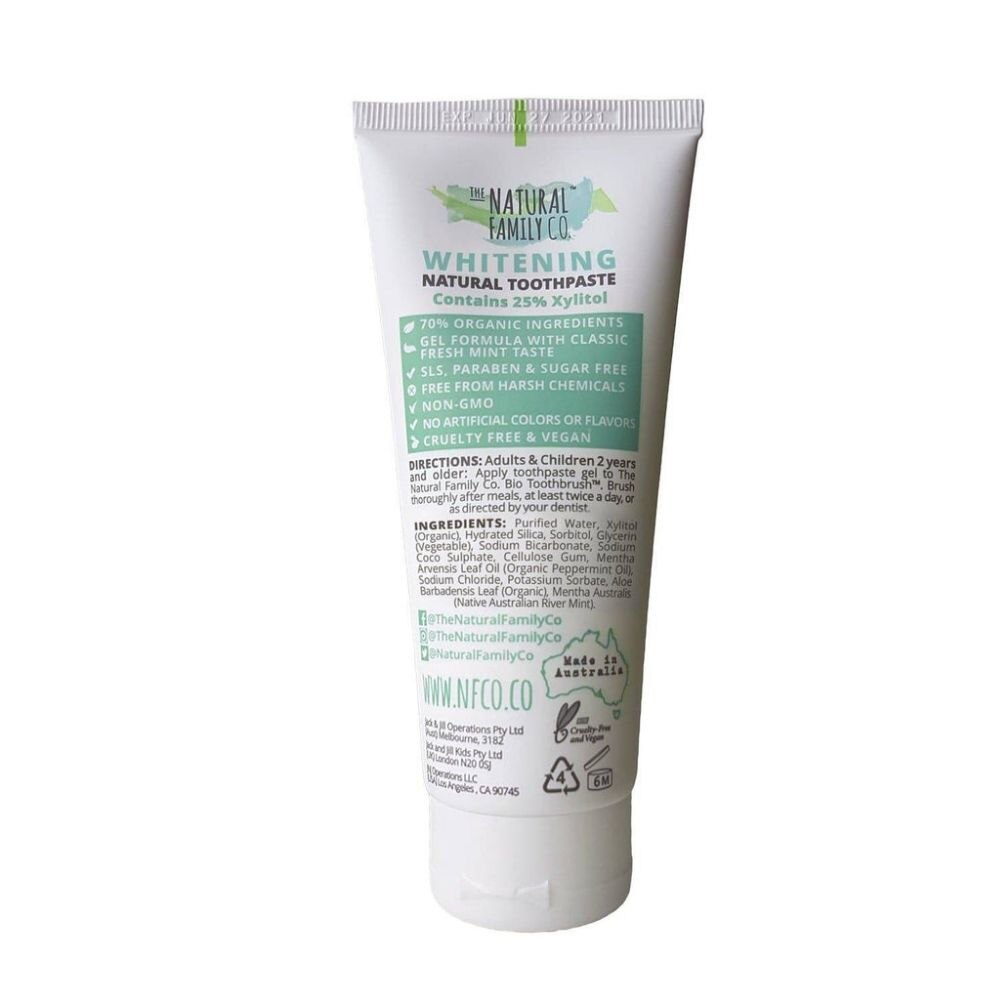 Pasta de dinti naturala, fara fluor, pentru albirea dintilor, 100g ...