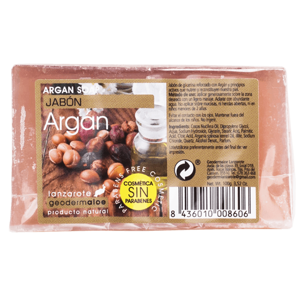 Sapun dermatocosmetic cu ulei de argan bio, 100 g, GeodermAloe - eMAG.ro