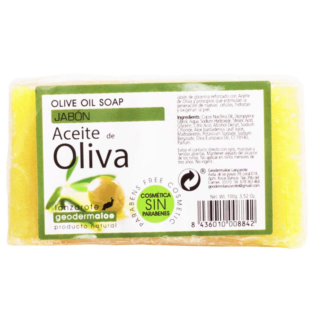 Sapun dermatocosmetic cu ulei de masline, 100 g, GeodermAloe - eMAG.ro