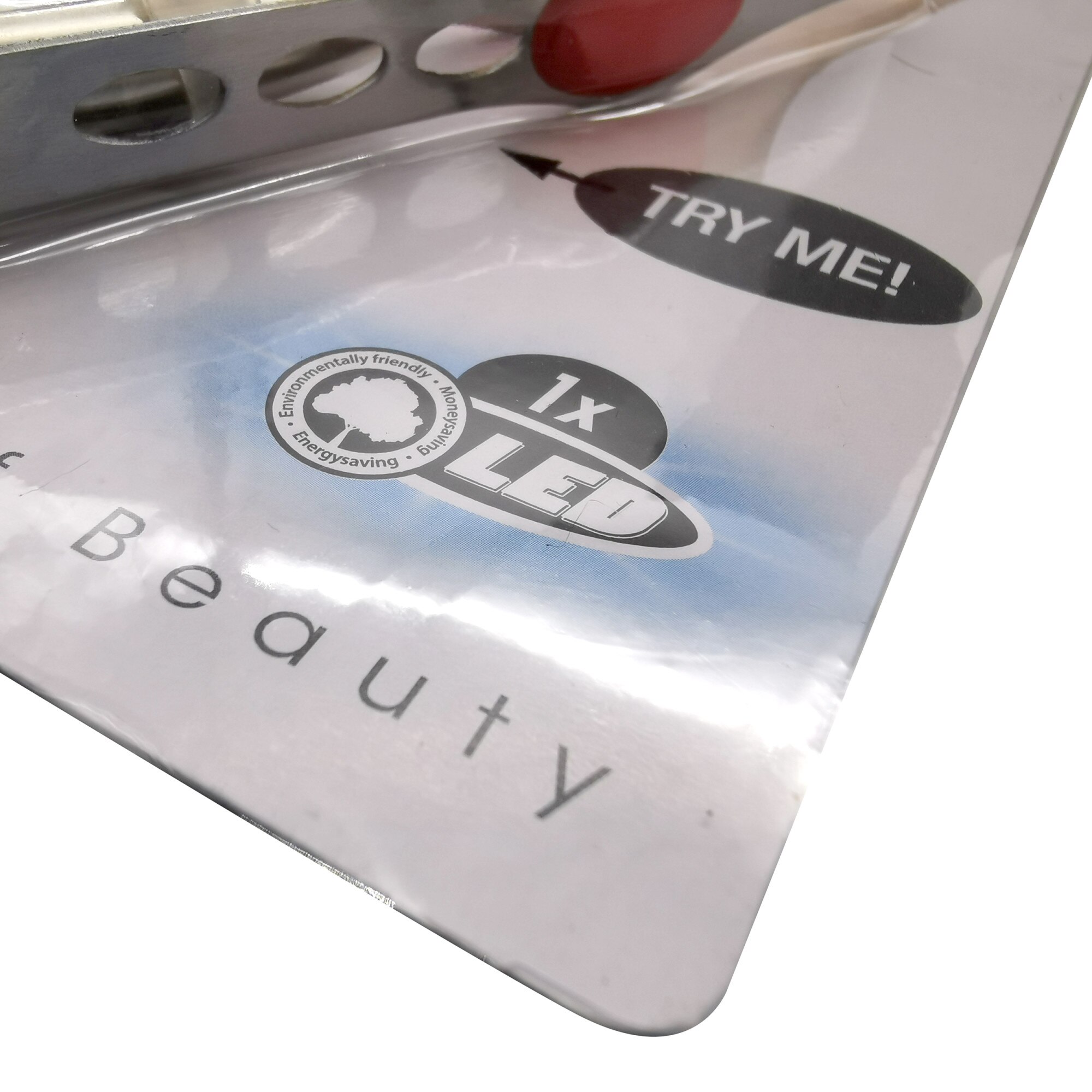 Penseta cu LED Touch Of Beauty, Argintiu/Rosu, 08145 - eMAG.ro
