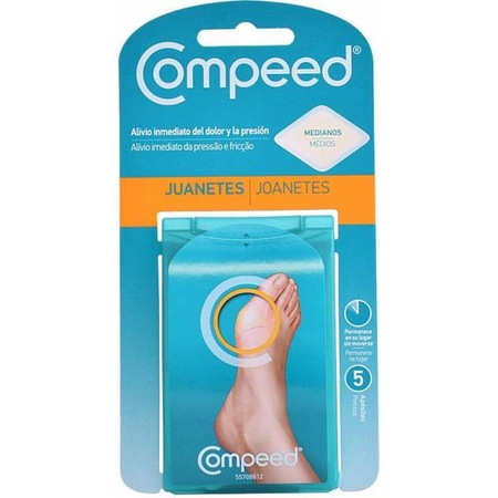 Plasturi medii pentru monturile picioarelor, Compeed Juanetes, 5 Buc ...
