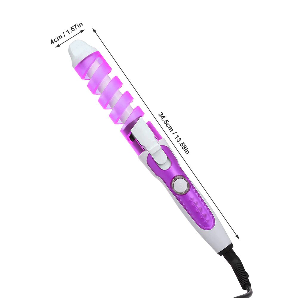 Ondulator ceramic pentru bucle, SYNO, design ergonomic, mov - eMAG.ro