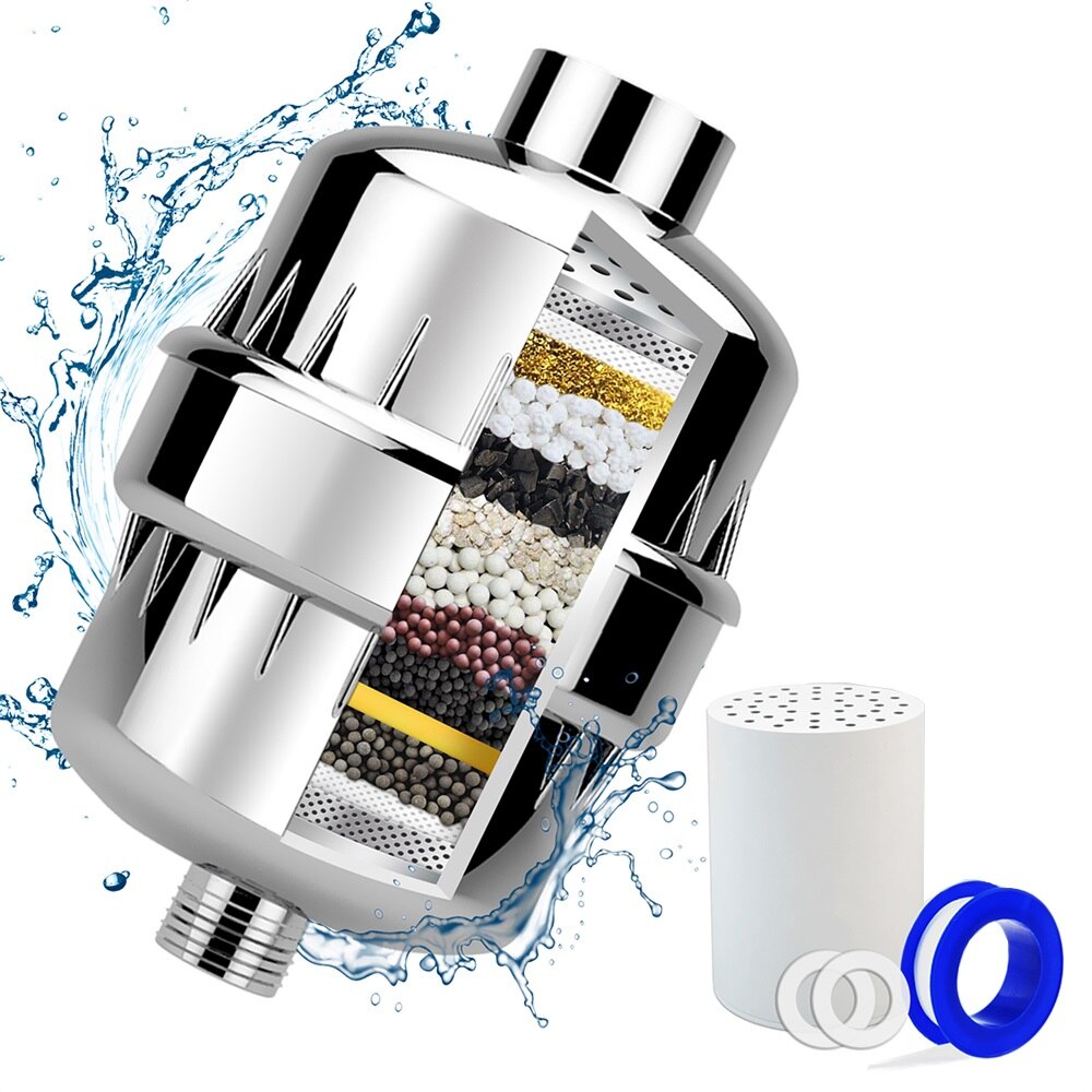 Filtru de dus imbunatatit in 15 trepte, Filtru de apa revitalizat ...