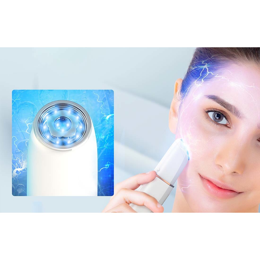 Масажор за лице ANLAN RF & EMS - eMAG.bg