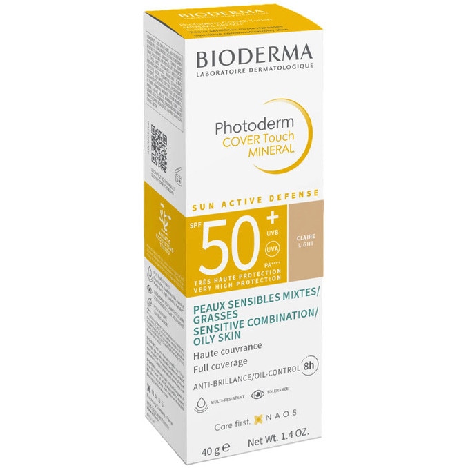 Fluid cu protectie solara Bioderma Photoderm Cover Touch SPF 50+ nuanta ...