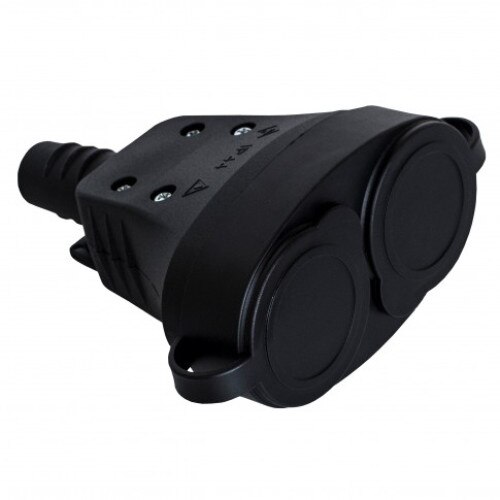 MAD ECO LEDURI Schuko dupla gumi csatlakozó, 7148 - eMAG.hu