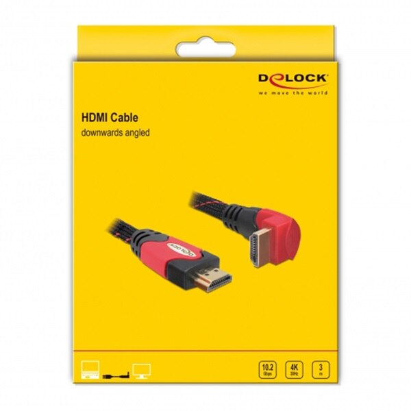 Cablu monitor, DELOCK, High Speed, HDMI, 3m - eMAG.ro
