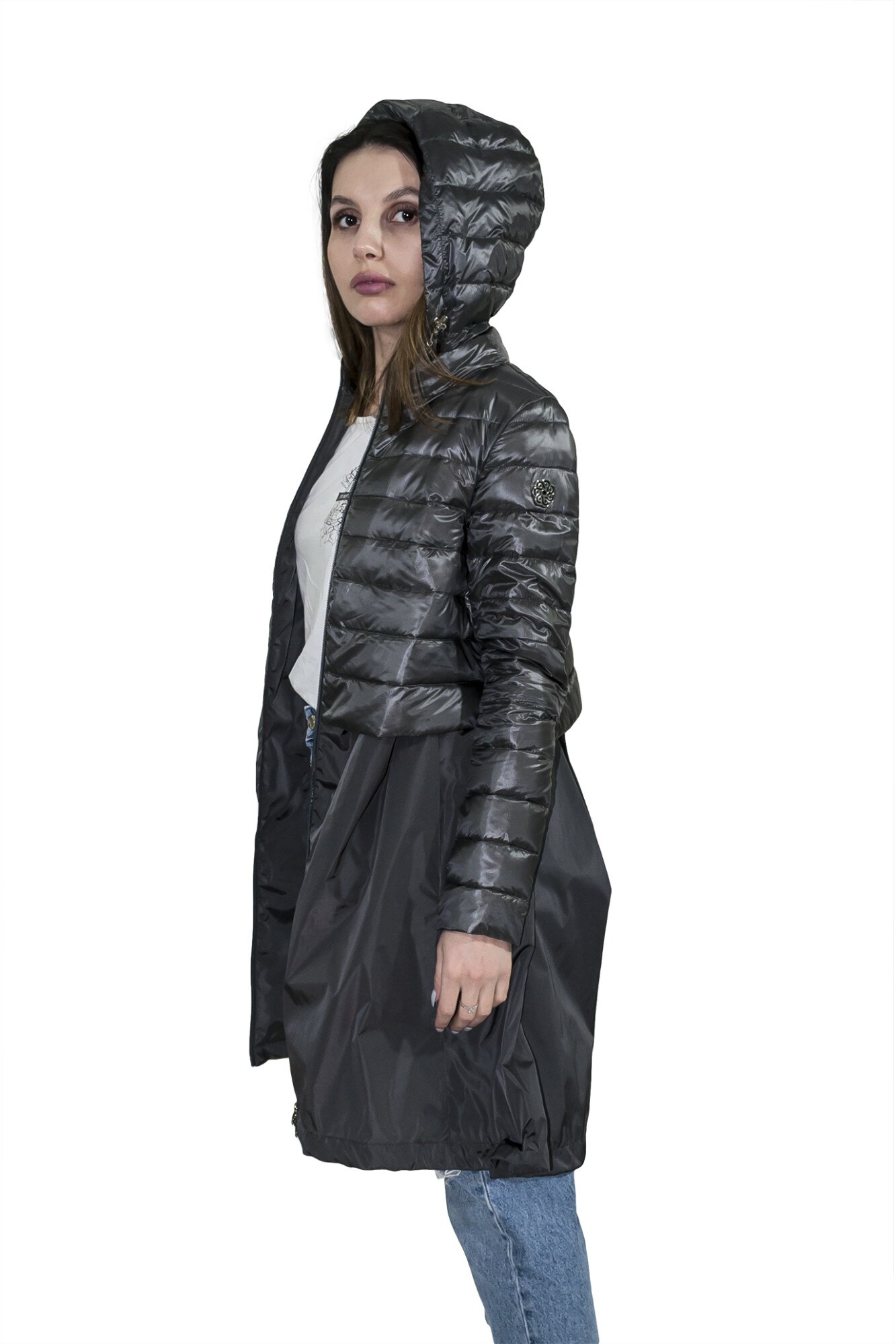 Geaca parka superlight, Artieri, gri, L - eMAG.ro