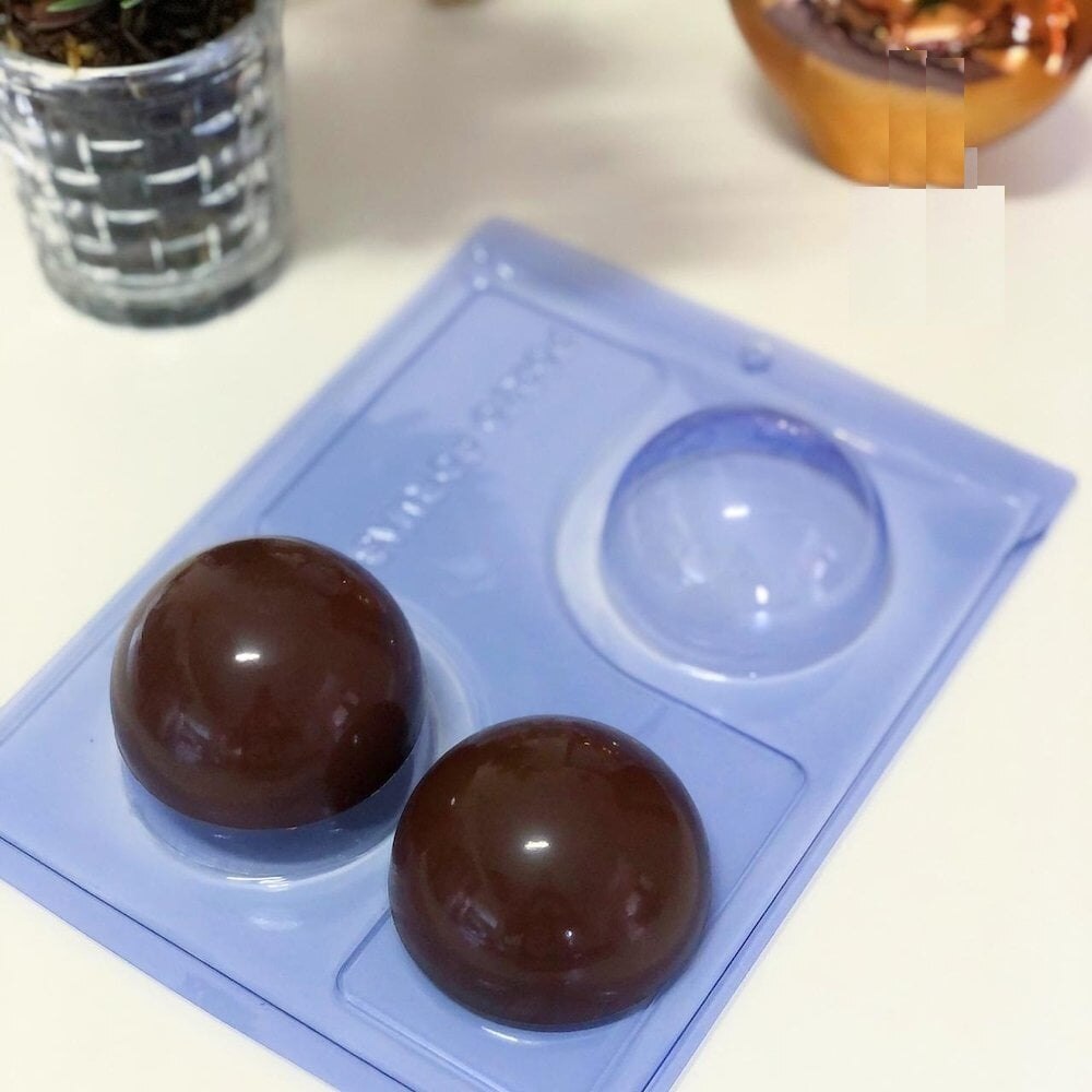 Set matrita ciocolata Semisfere Ø7 x 3.5 cm, 3 parti, Porto Formas ...