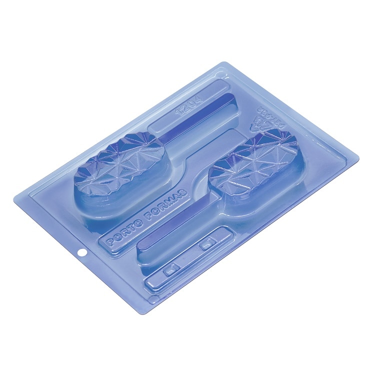 Set matrita ciocolata, forma inghetata acadele geometric, 3 parti ...