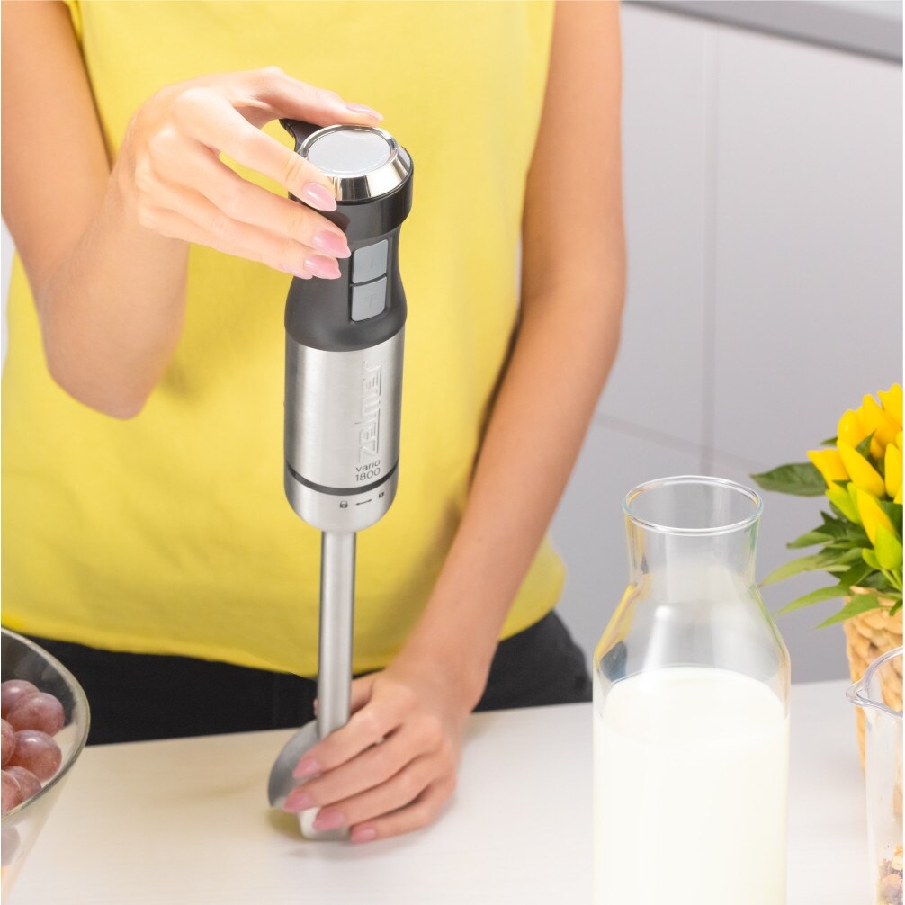 Blender vertical Zelmer ZHB4750 VARIO, 1800W, 4 lame, picior metalic XL ...