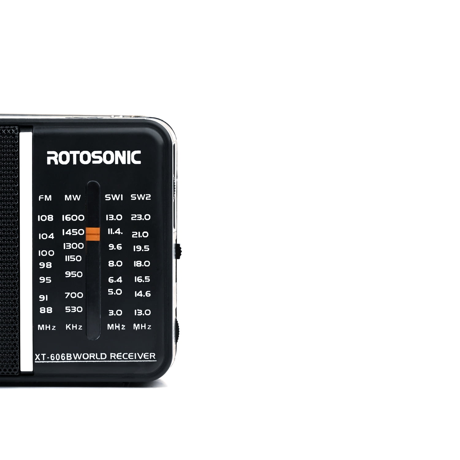 Radio Portabil ROTOSONIC, dimensiuni mici 13X9 cm, FM, MW, SW1, SW2 ...