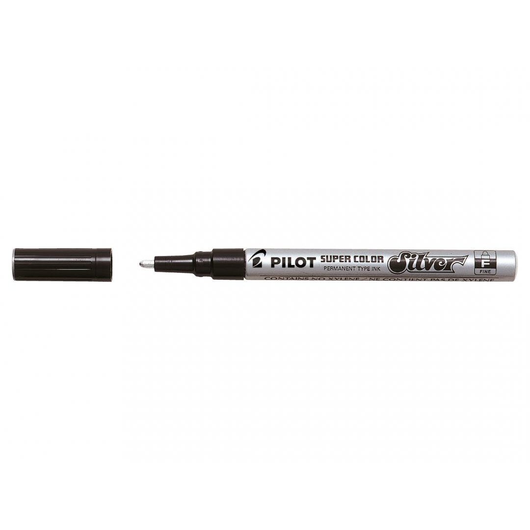 Pilot Marker, Alkoholos filc, Kerek, Ezüst - eMAG.hu