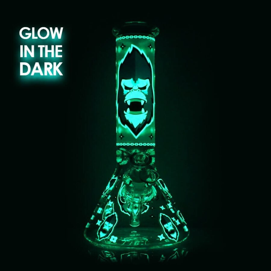 Bong din sticla, Black Sheep, Dark Green Gorilla, verde, 25cm - eMAG.ro