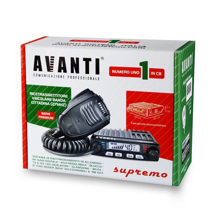 Statie Radio CB Avanti Supremo, ASQ reglabil - eMAG.ro