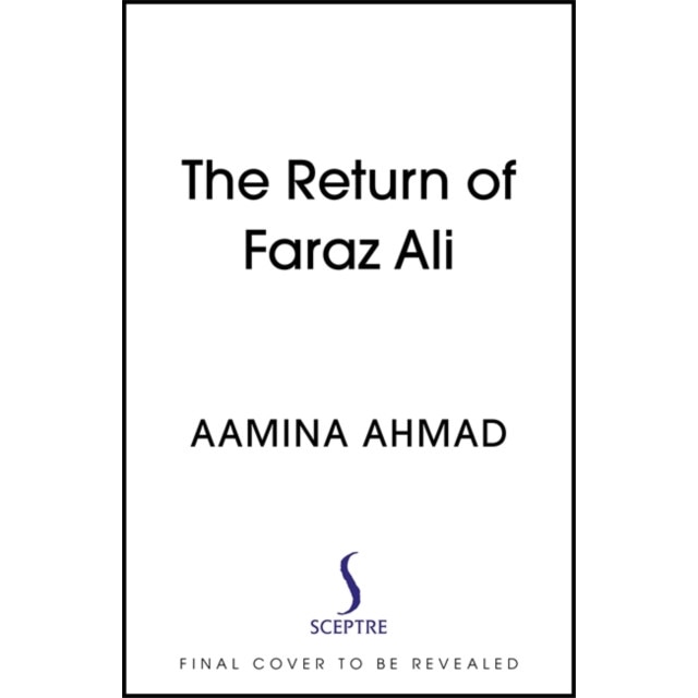 The Return of Faraz Ali de Aamina Ahmad - eMAG.ro