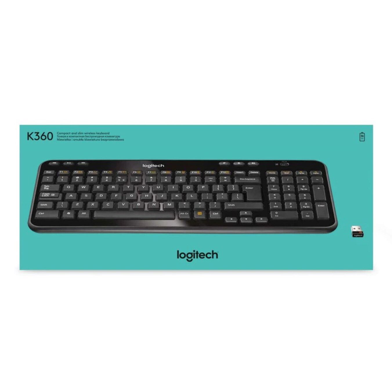 Безжична клавиатура Logitech K360, Черен, Bluetooth - eMAG.bg